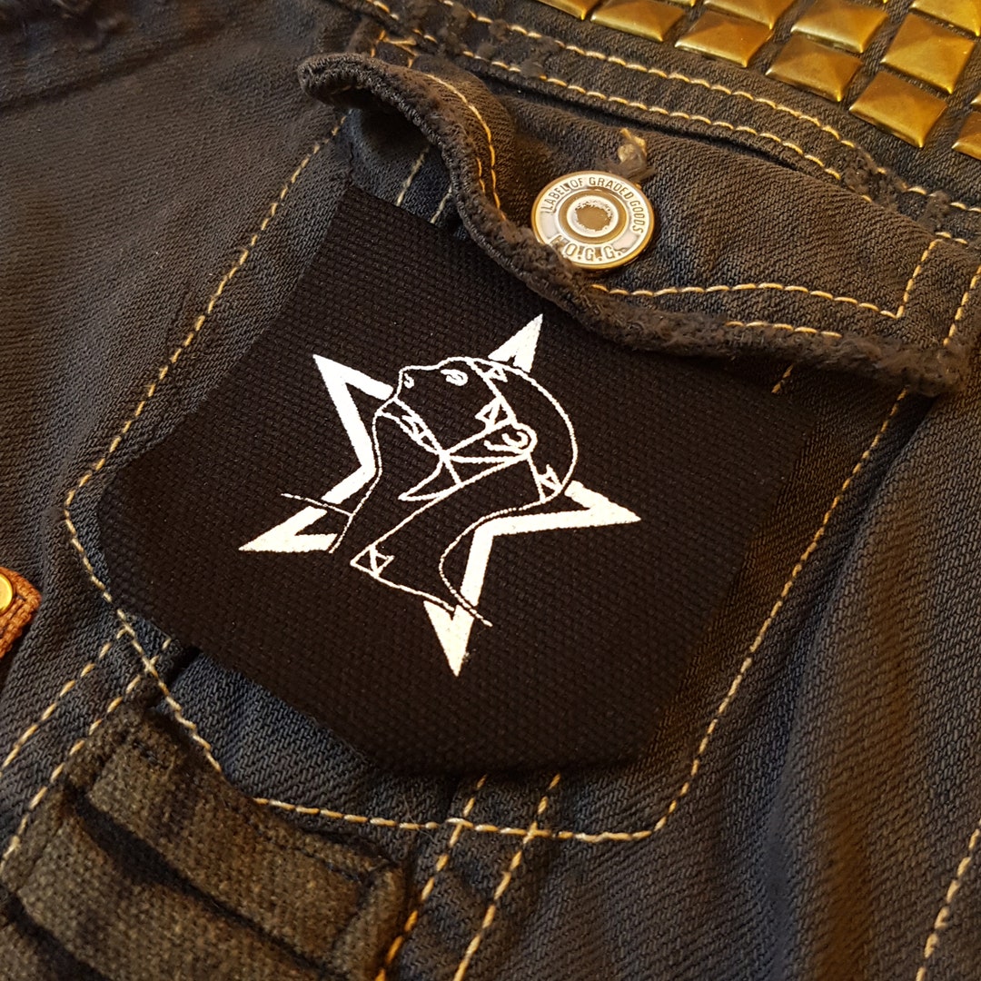 Classic Goth Screen Printed Patch Horror Post Punk Goth Anatomy - Etsy