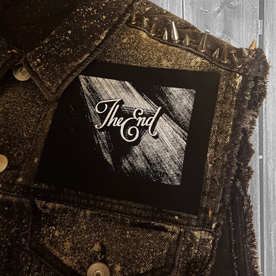 The End Screen Printed Patch Horror Goth Black Metal Post Punk - Etsy
