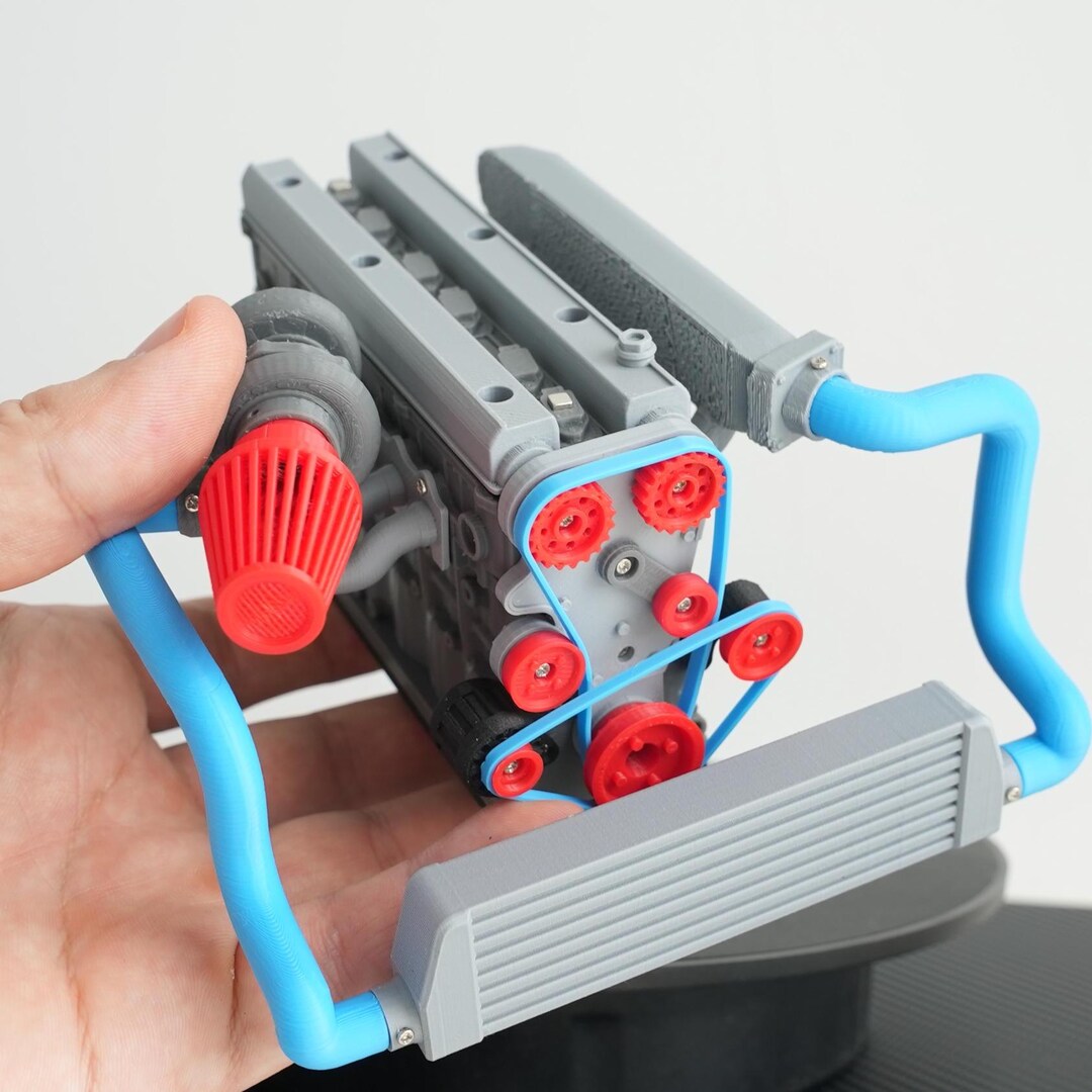 Detailed Fully 3d Printed Toyota 2jz Engine and Engine Hoist - Etsy