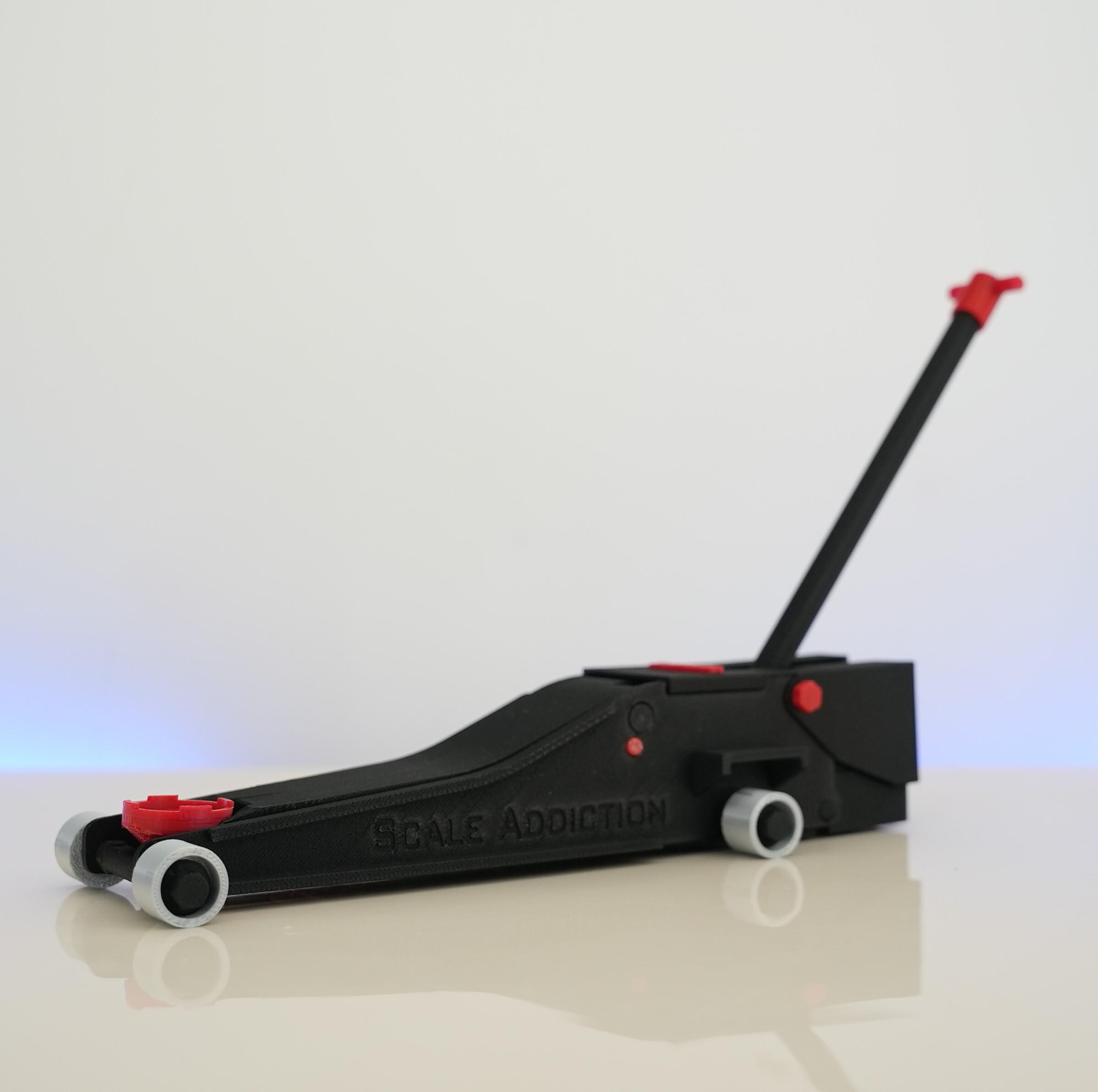 3D Printable RC Floor Jack & Engine Hoist STL Files | Scale Garage ...