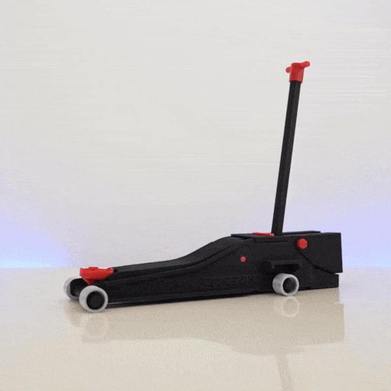 3D Printable RC Floor Jack & Engine Hoist STL Files | Scale Garage ...