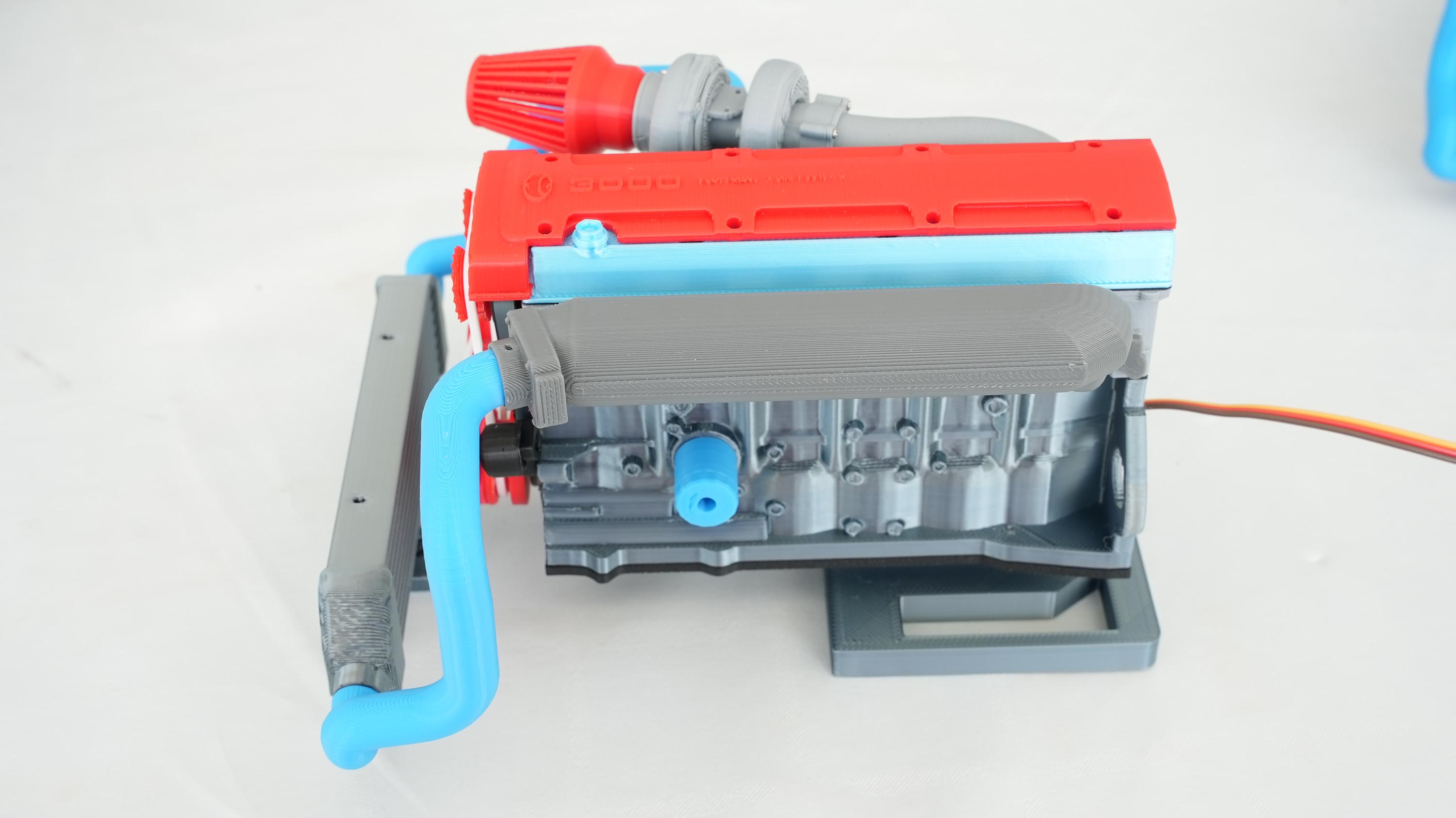 3d Printed Working 2jz Engine - Etsy