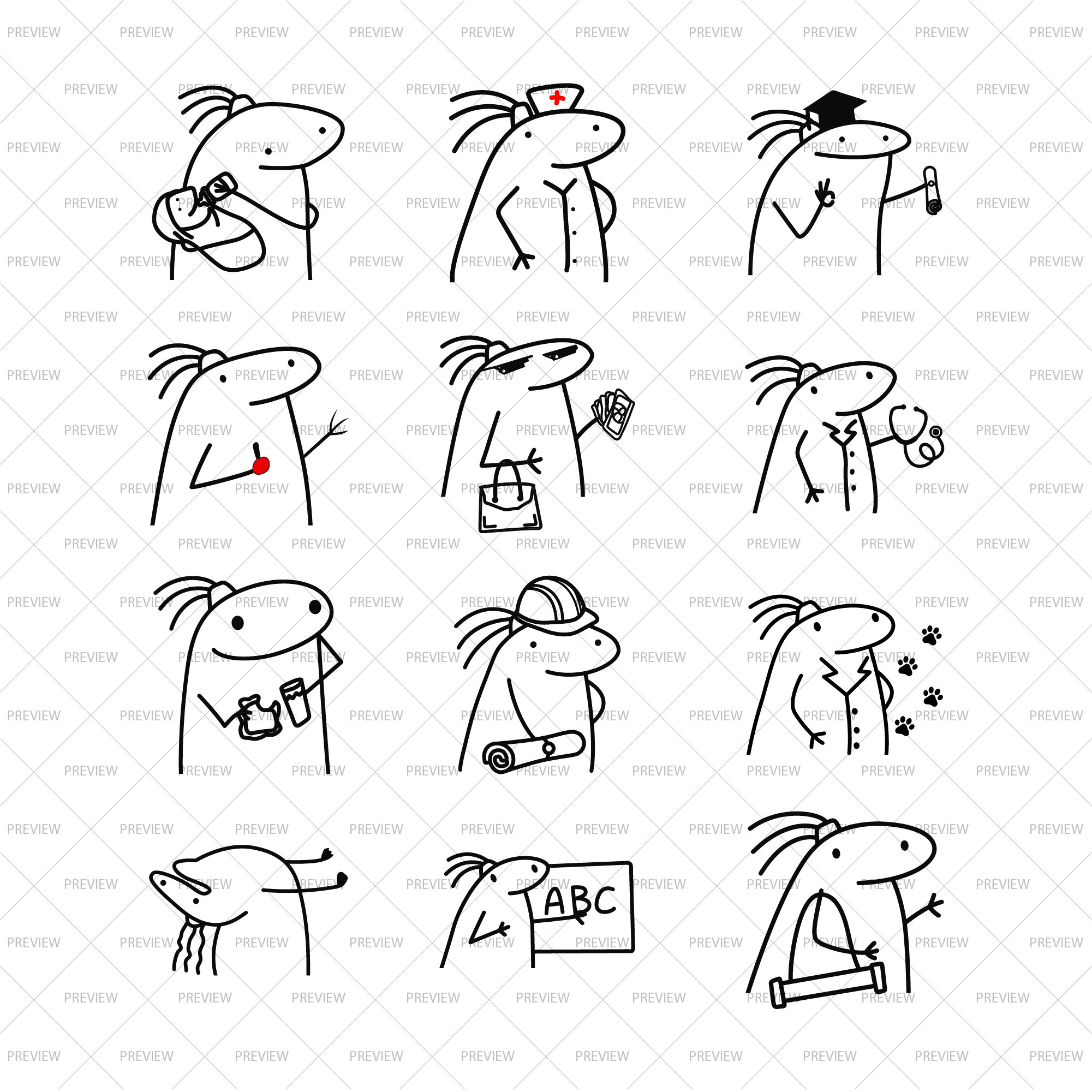 FLORKS I PROFESSIONS I PNG - Etsy