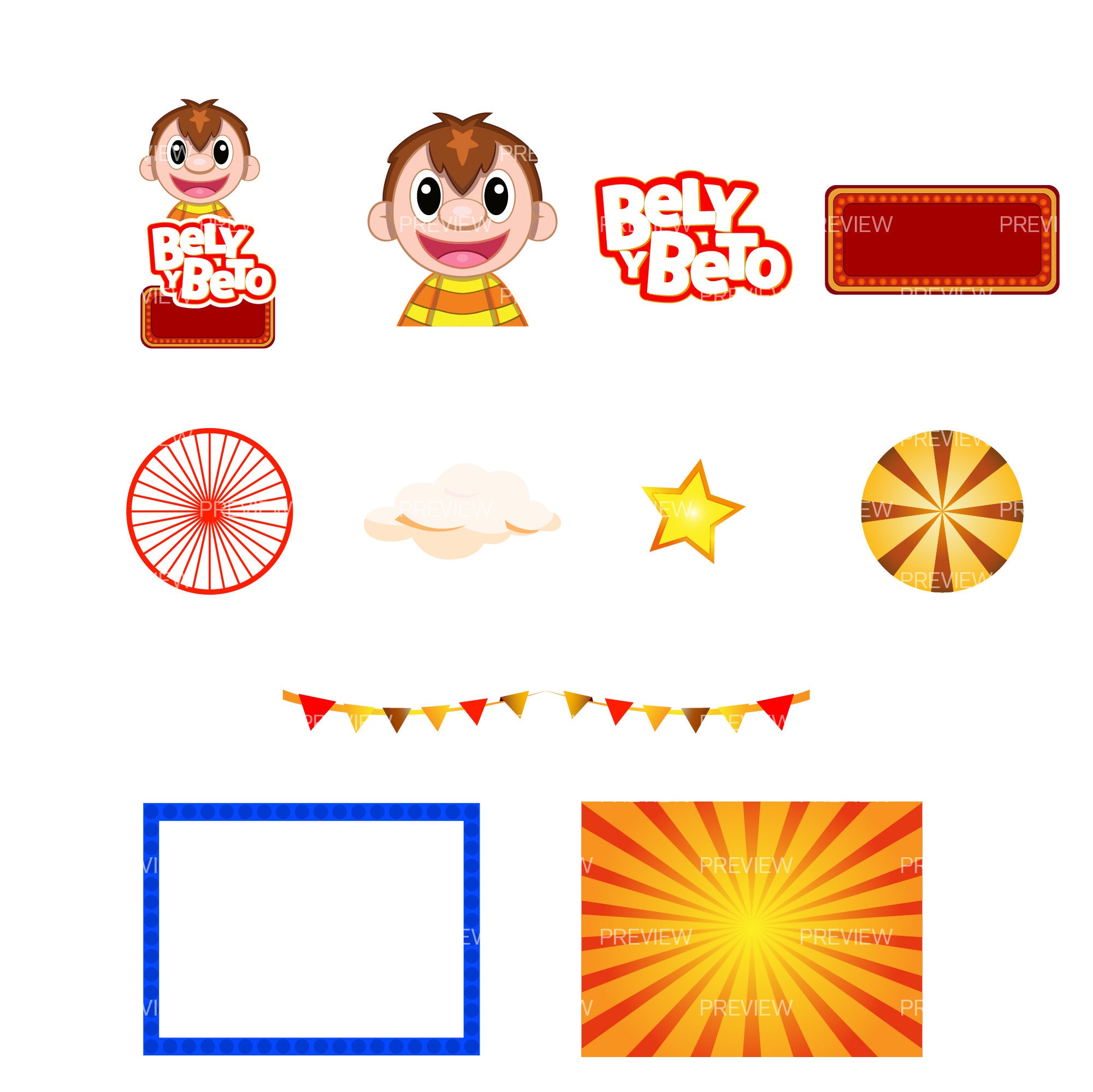 Bely y Beto I Vectores I PNG I SVG I PDF - Etsy México