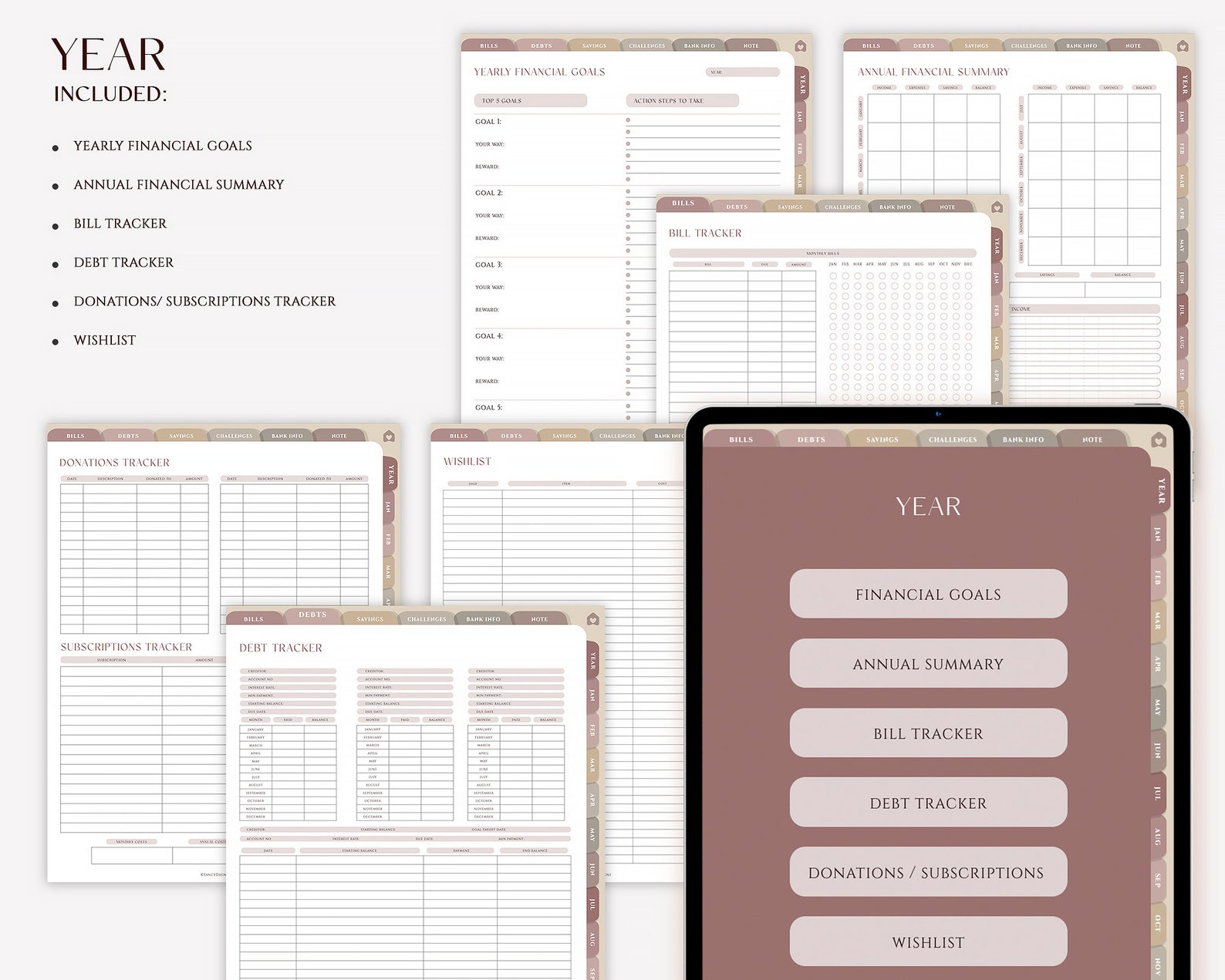 Digital Budget Planner, Paycheck Budget, Budget Planner, Budget Planner ...