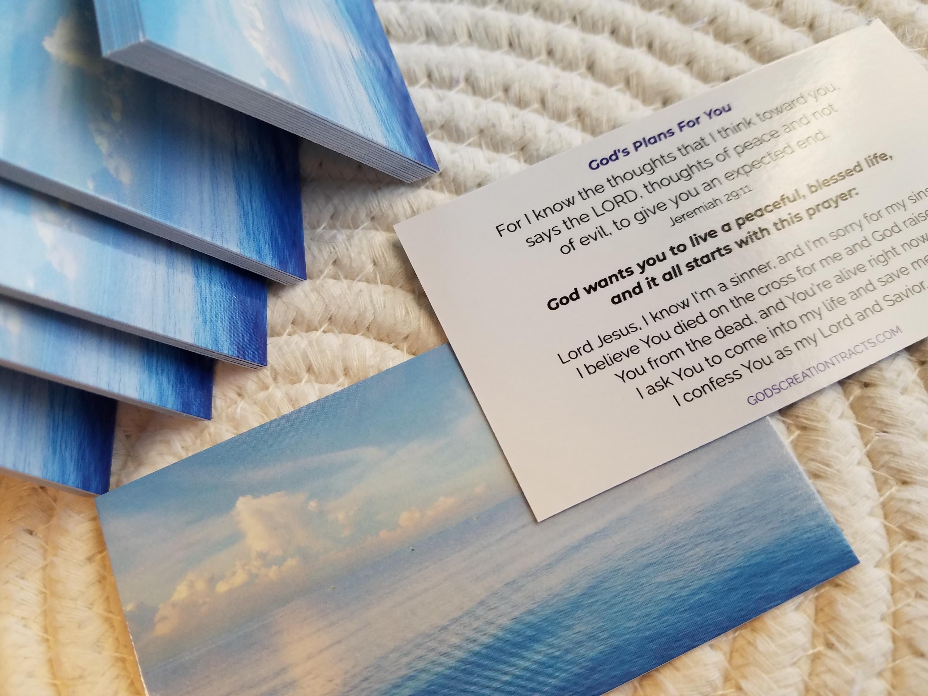 God’s Plans for You Gospel Tract Cards | Jeremiah 29:11 Salvation ...