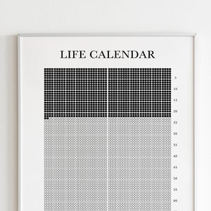 Life Calendar Digital Download | Memento Mori | Stoicism | Stoic ...