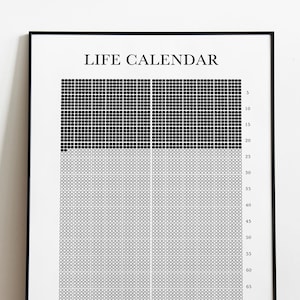 Life Calendar Digital Download | Memento Mori | Stoicism | Stoic ...