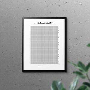 Life Calendar Digital Download | Memento Mori | Stoicism | Stoic ...