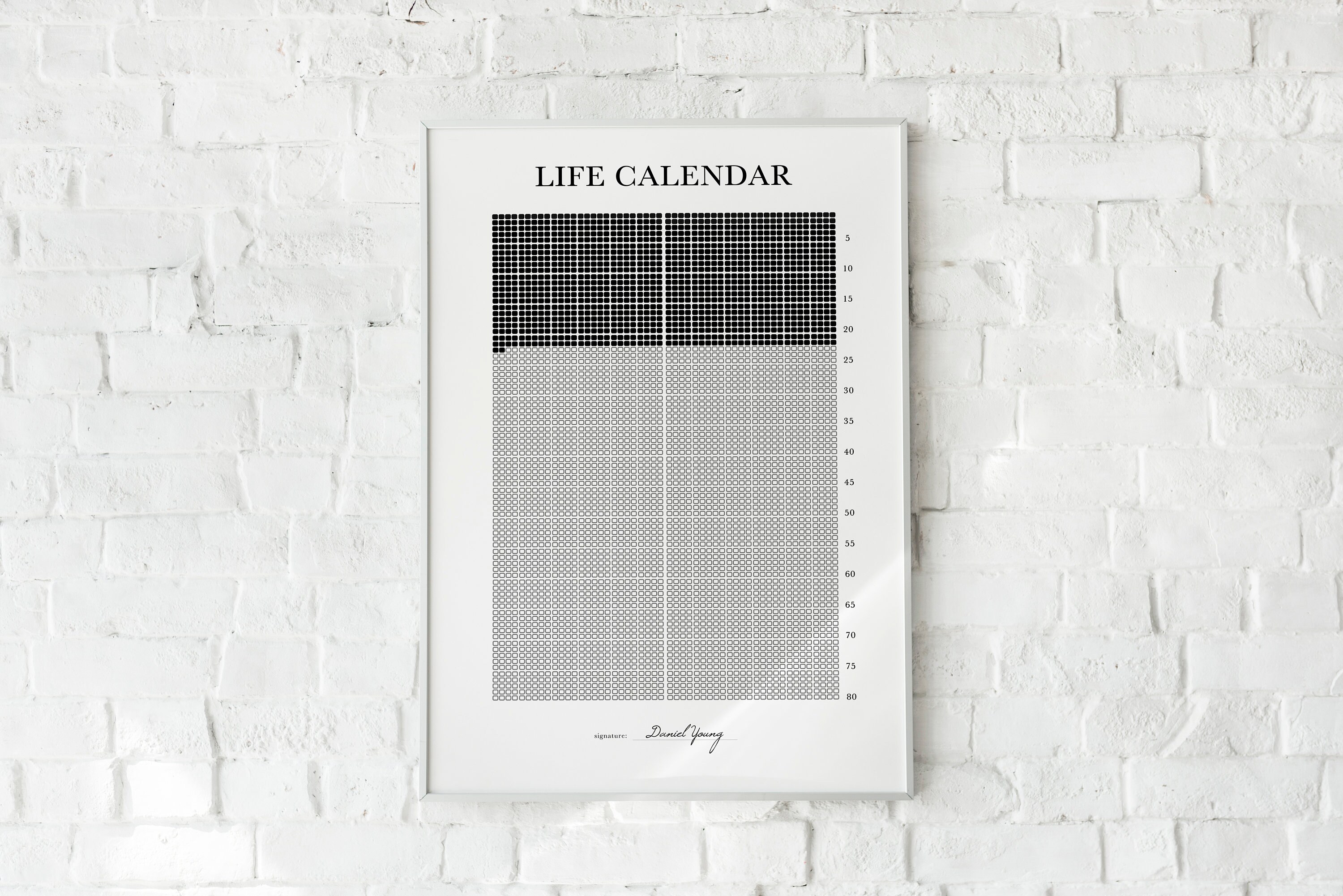 Life Calendar Digital Download | Memento Mori | Stoicism | Stoic ...