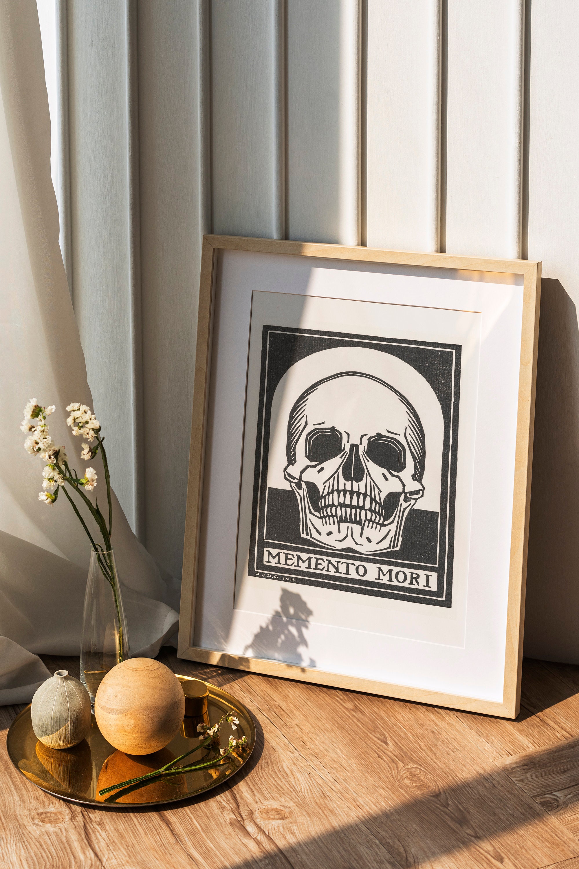 Stoic Art Print Set of 3 | Memento Mori Life Calendar Set | Digital ...
