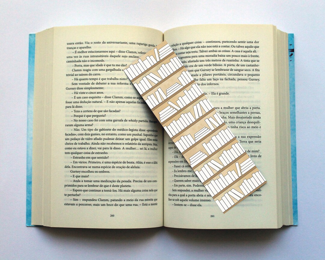 Book Tracker Bookmark | Printable Bookmark | Bookshelf Printable ...