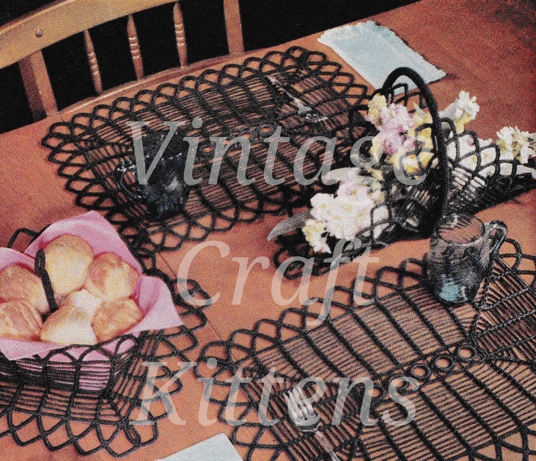 Goth Crochet Pattern for Whimsigoth Doiles and Table Mats - Digital ...