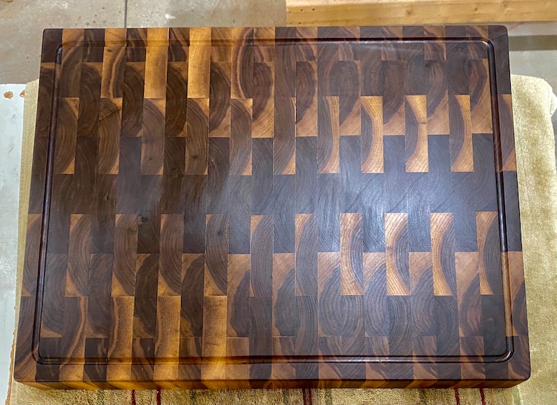 Black Walnut End Grain Cutting Boards - Etsy
