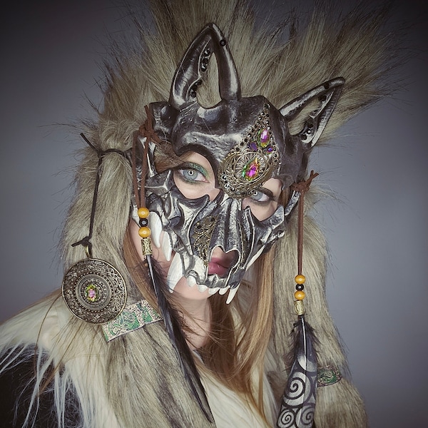 Wolf Headdress - Etsy