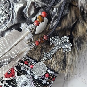 Hawk Moth Wolf Mask Headdress With Silver Filigree - Etsy