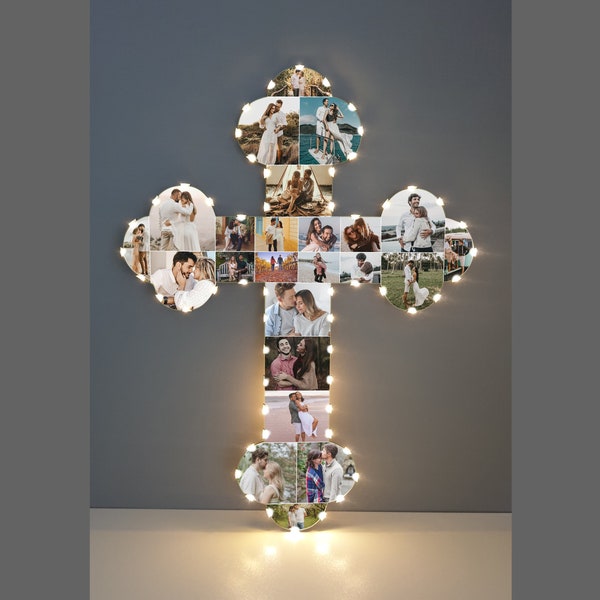 Custom Photo Collage Cross - Etsy