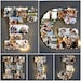 Letter S Photo Collage, Letter S Picture Frame, Letter S Gift, Special ...