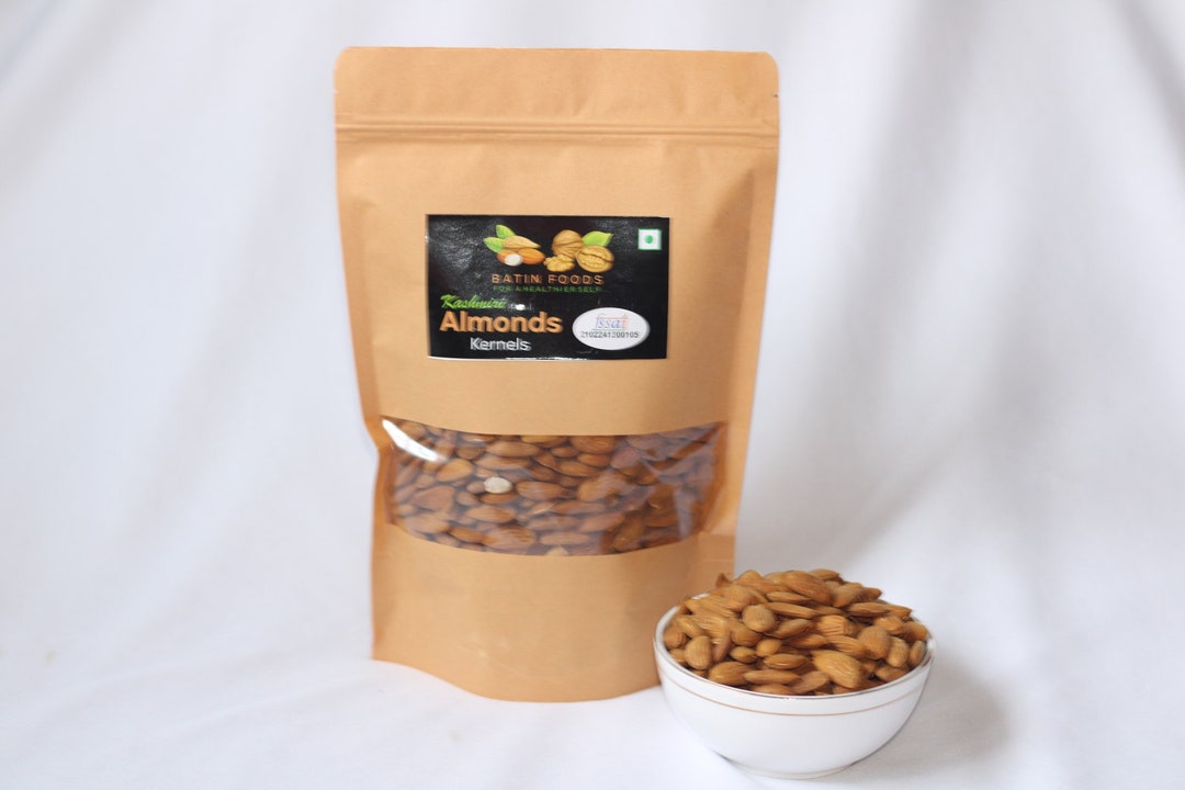 Buy Kashmiri Badam, Oil Rich Badam, 100% Pure and Natural Almonds ...
