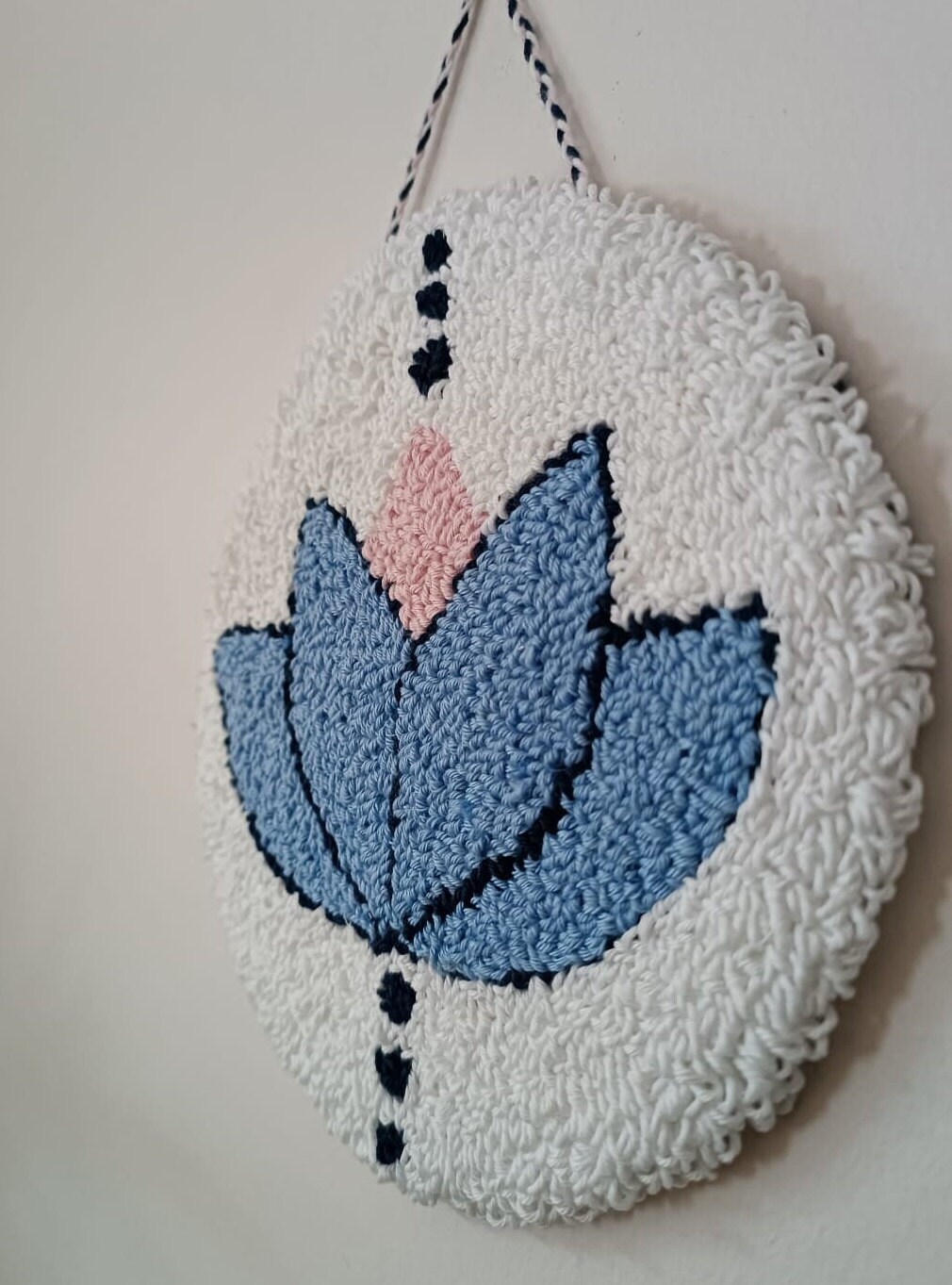 Punch Needle Lotus Flower,lotus Flower Spiritual Healing, Yoga Symbol ...