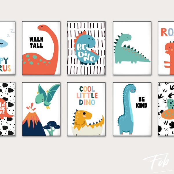 Inspirational Dinosaur Wall Art - Etsy