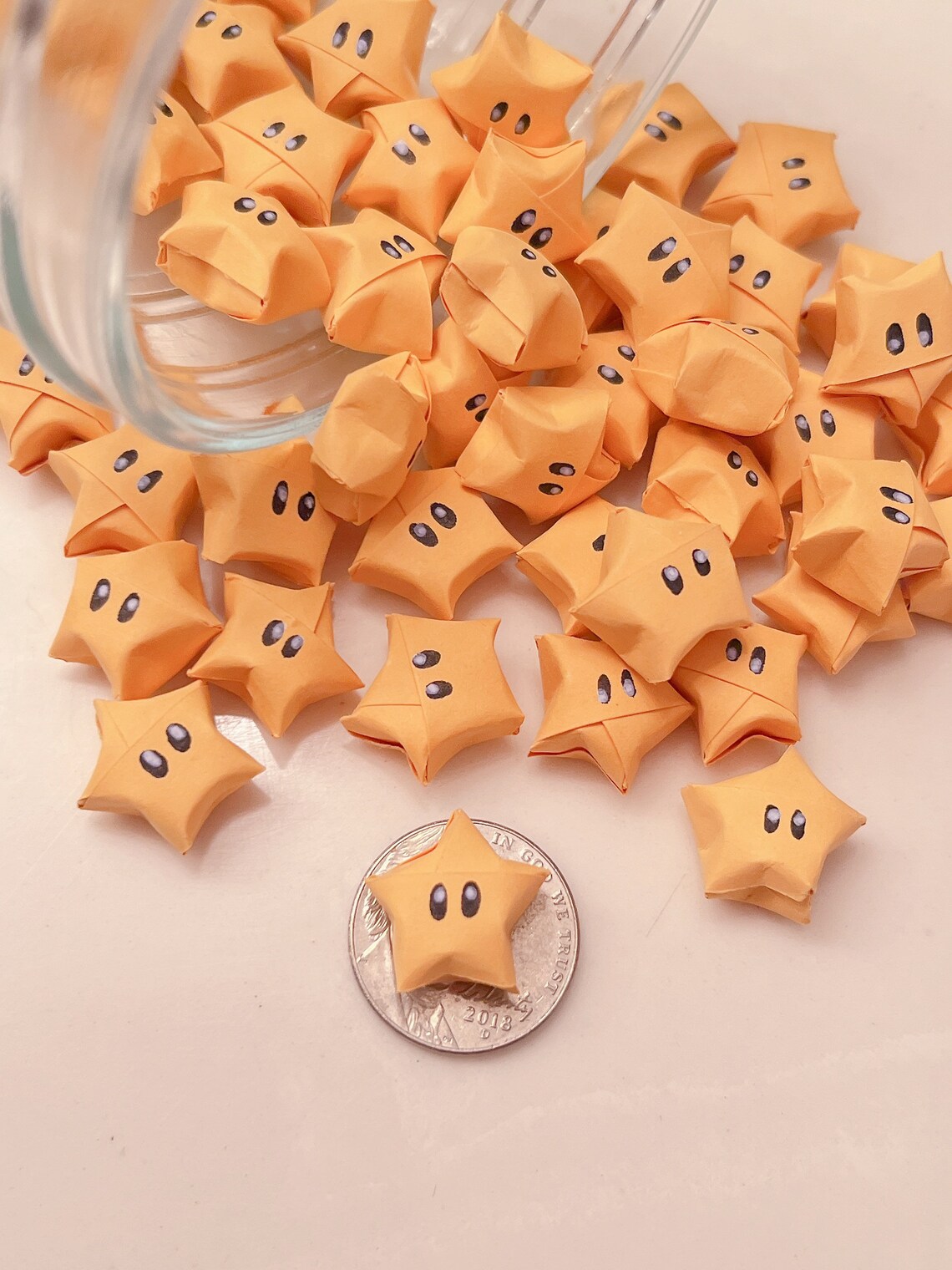 Super Mario Super Star Paper Origami (25 Stars) - Etsy