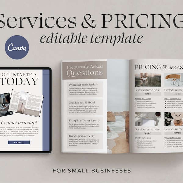 Canva Template Architecture - Etsy