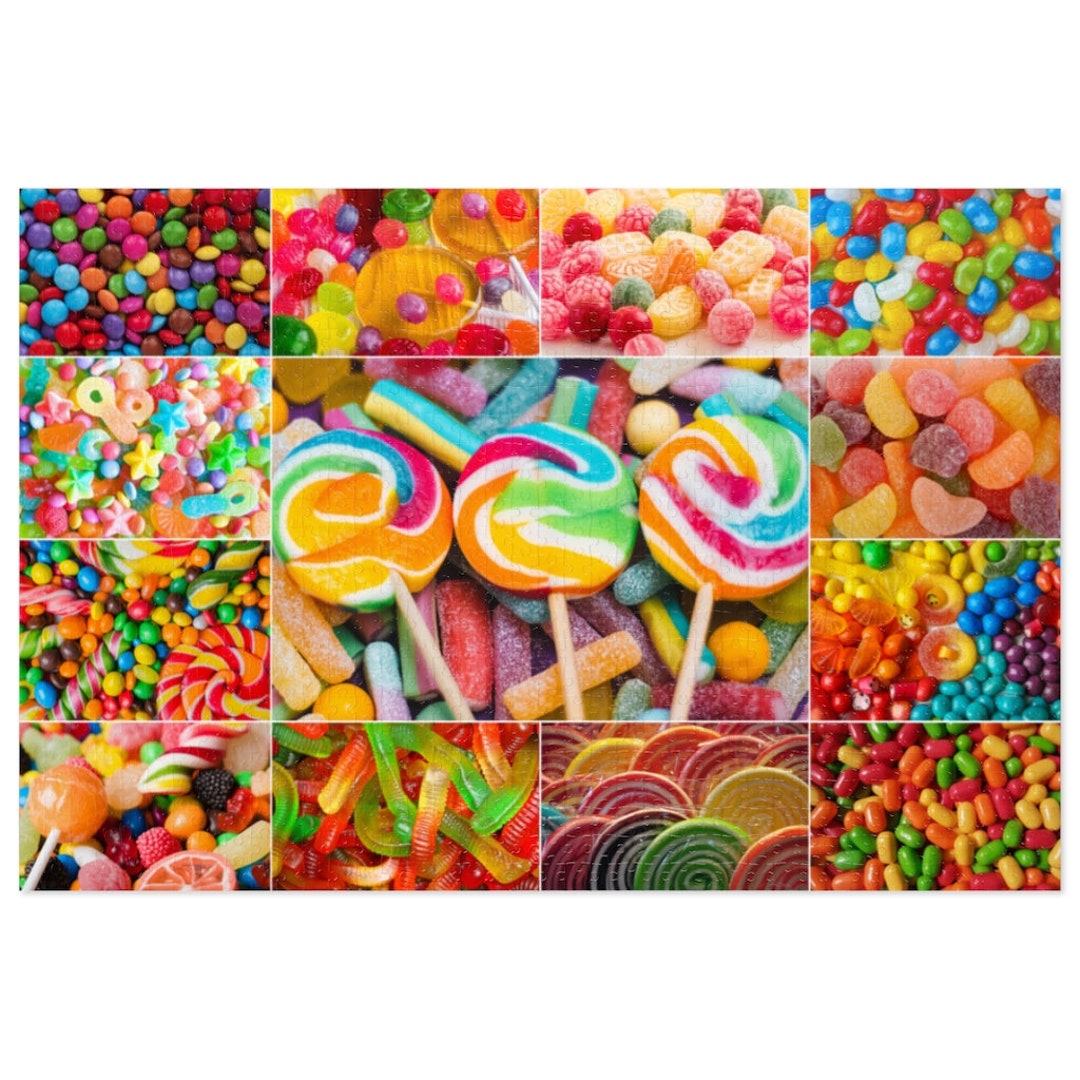 Candy Jigsaw Puzzles 1000 Pieces, Candy Jigsaw Puzzle, Fun Jigsaw ...