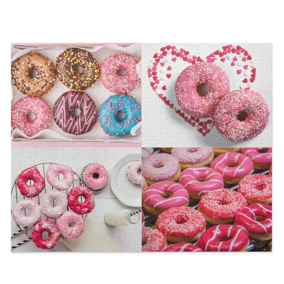 Donuts Jigsaw Puzzle Donuts Jigsaw Puzzles Donut Puzzle - Etsy