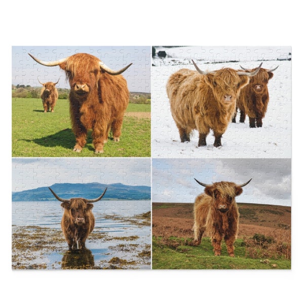 Jigsaw Cow Puzzles - Etsy