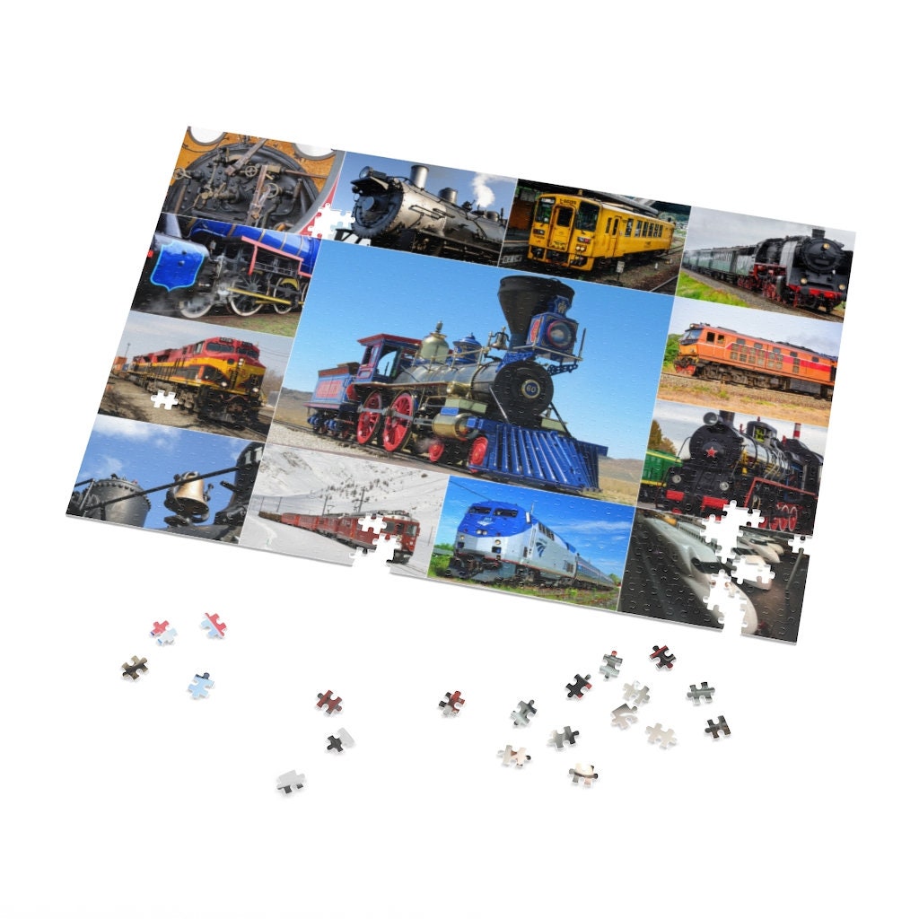Train Jigsaw Puzzles 1000 Pieces Train Jigsaw Puzzles for - Etsy