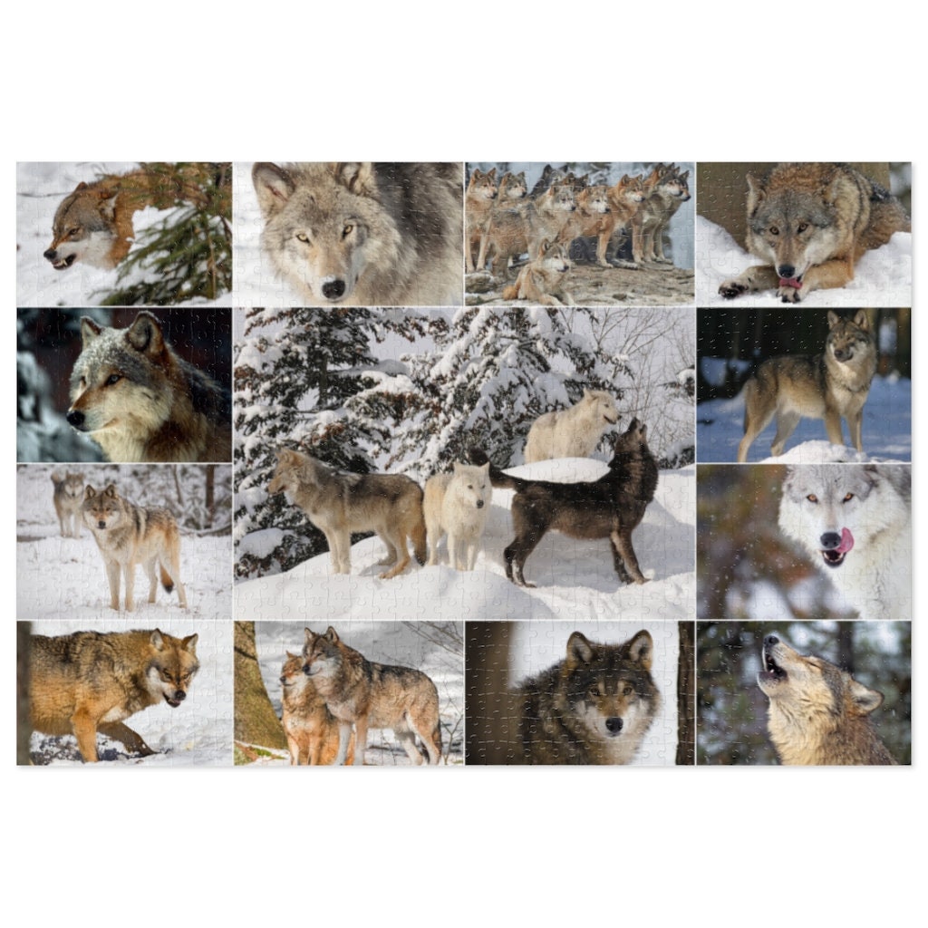 Wolf Jigsaw Puzzles 1000 Pieces for Adults, Wolf Jigsaw Puzzles 1000 ...