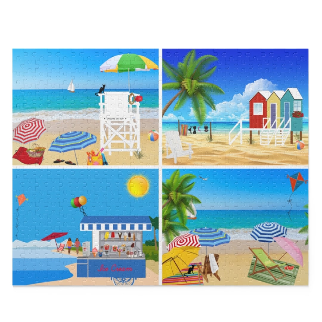 Beach Jigsaw Puzzles 500 Pieces Beach Jigsaw Puzzles 500 - Etsy
