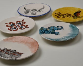 Small Ceramic Plate - Etsy
