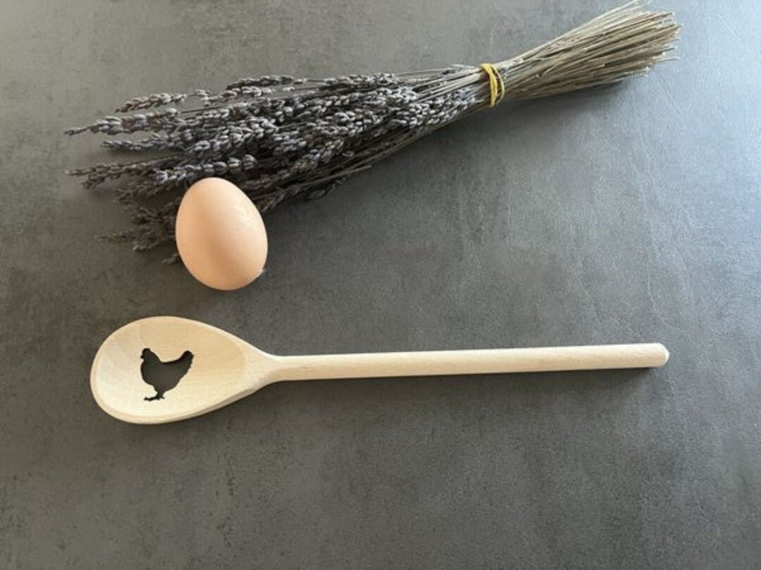 Wooden Spoon Chicken, Hen Motif - Etsy
