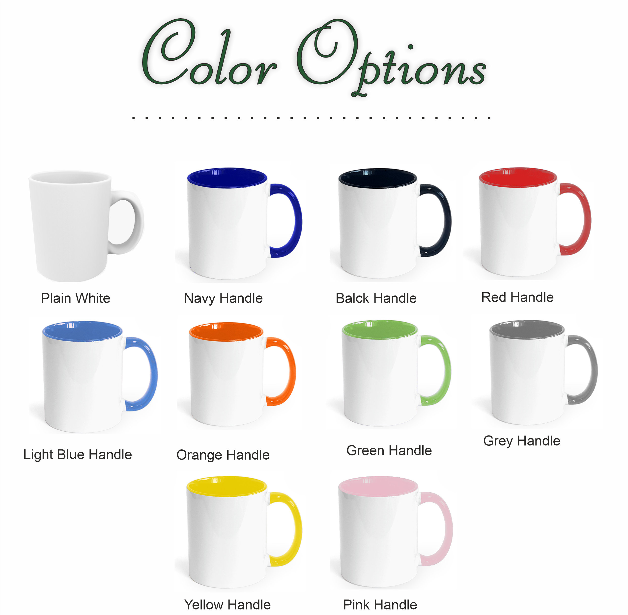 100% Personalised Mug | Custom Made Mug | 11oz/325ml | Multiple Color ...