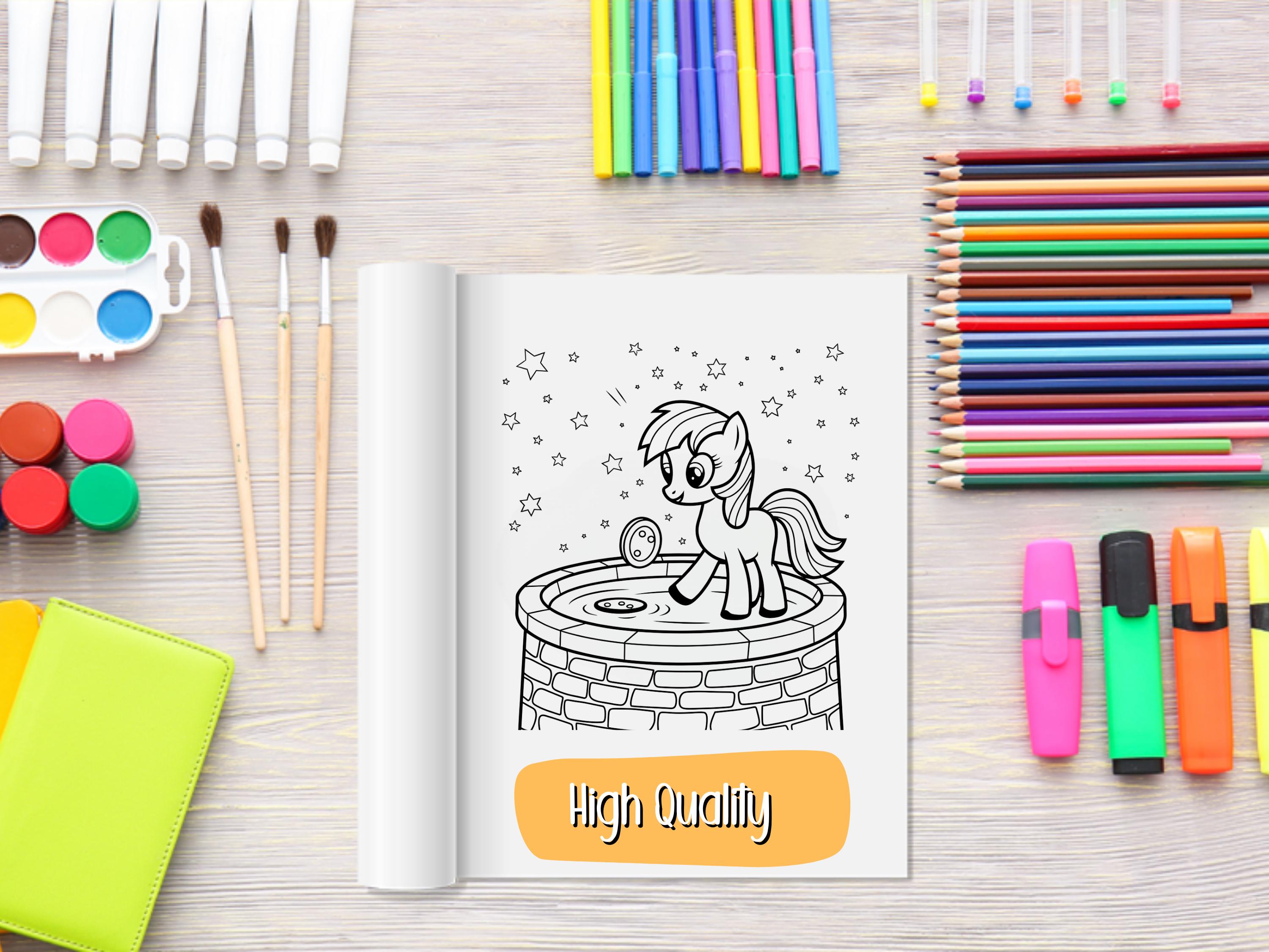 My Little Pony Bold and Easy Coloring Pages for Adults and Kids 20 ...