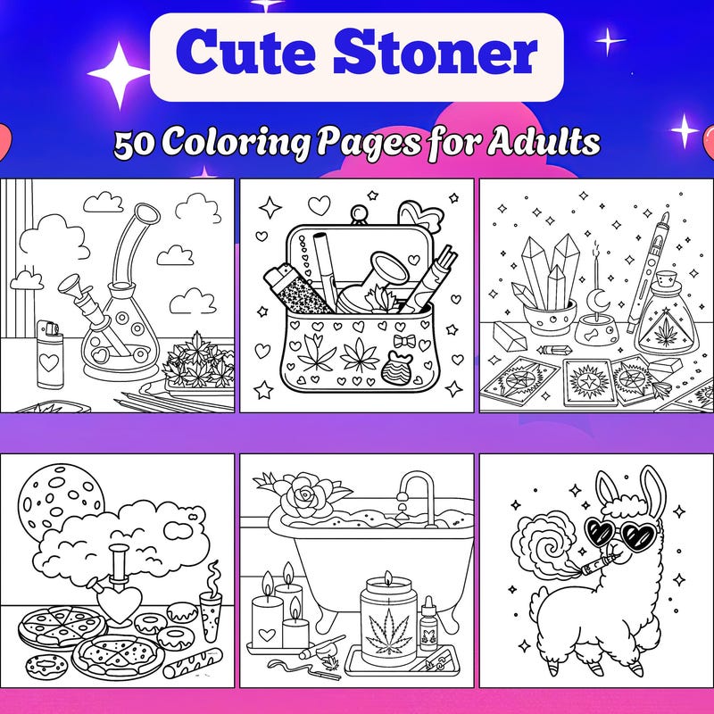 Smoker Coloring Pages - Etsy UK