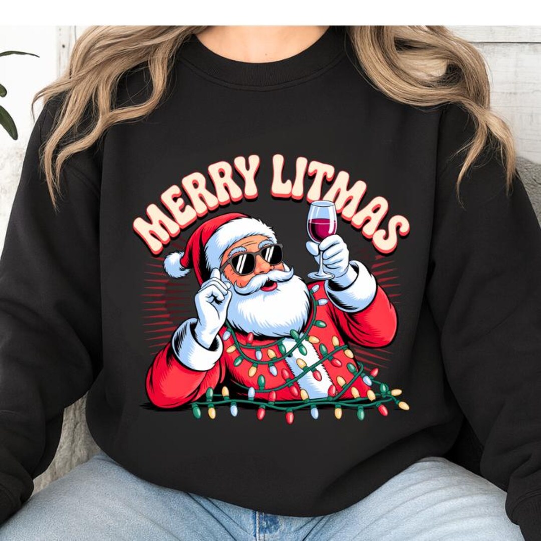 Funny Santa Christmas Designs: PNG Bundle (digital Download) - Etsy