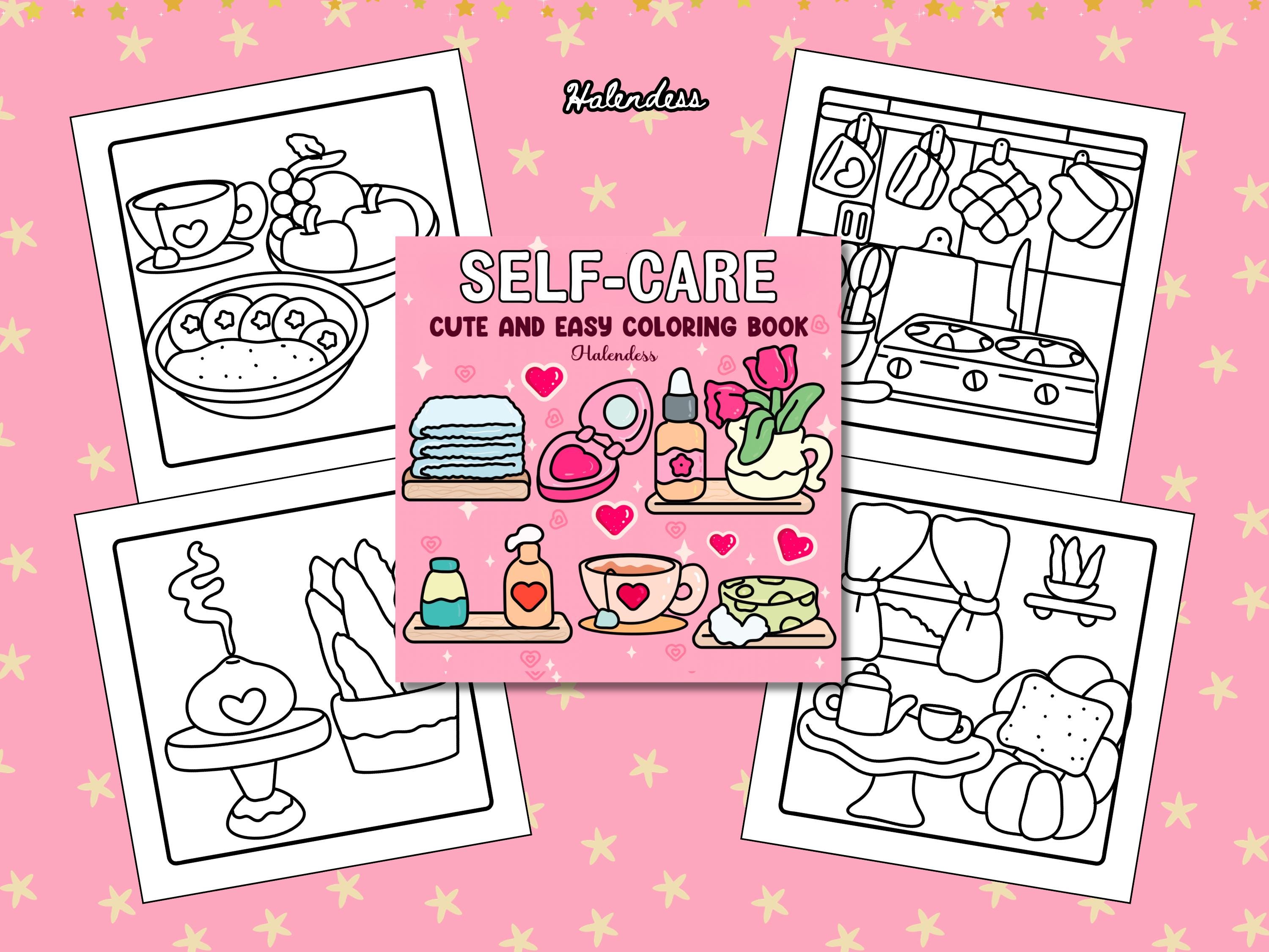 Self-care Coloring Pages for Kids and Adults | 50 Coloring Sheets ...