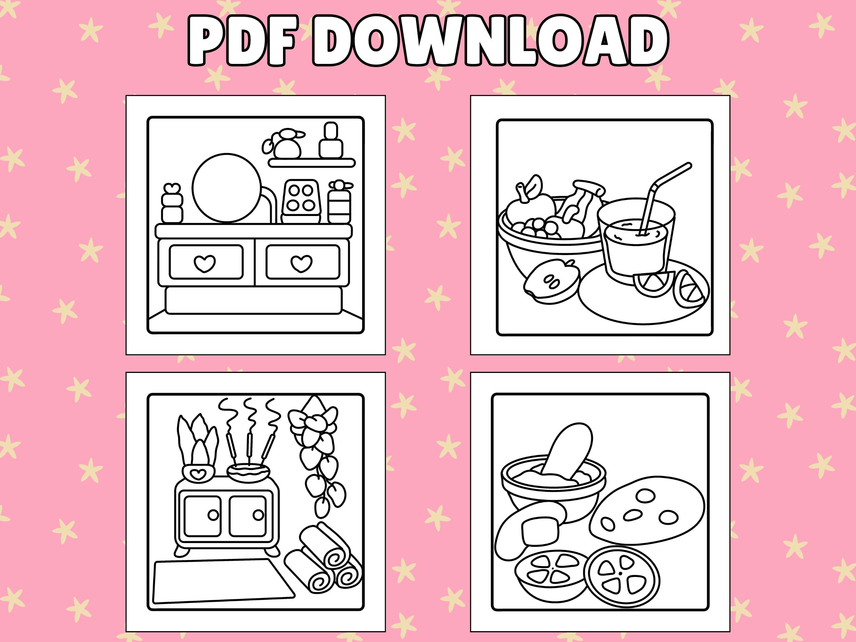 Self-care Coloring Pages for Kids and Adults | 50 Coloring Sheets ...