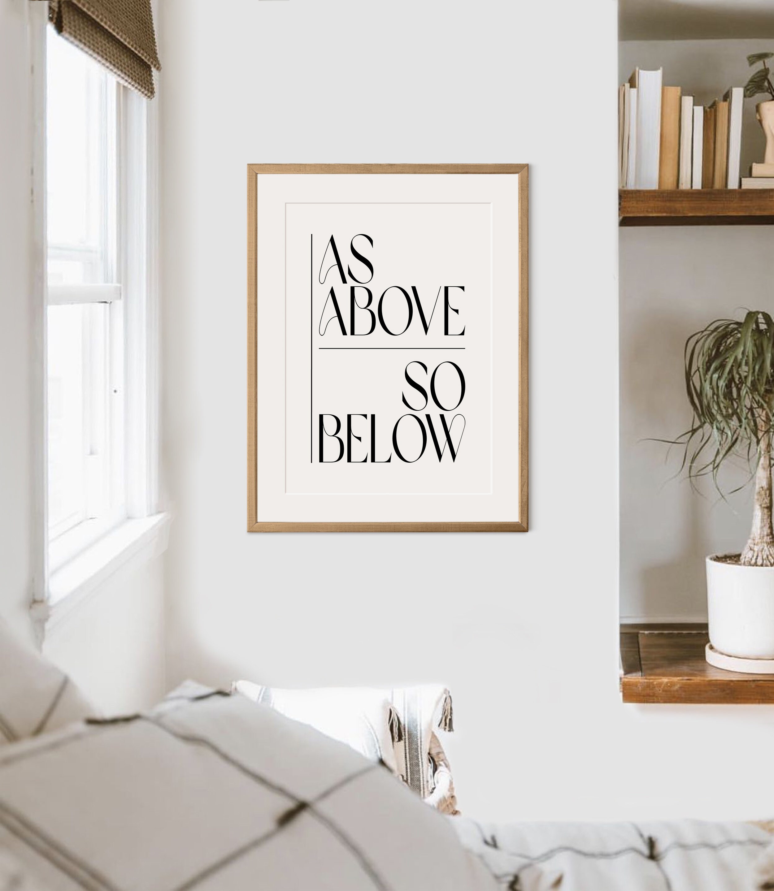 DIGITAL DOWNLOAD as Above so Below Quote Print, Spiritual Poster Print ...