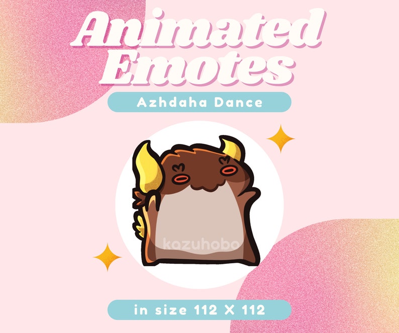 Azhdaha Dance Animated Emote Genshin Cute Kawaii Chibi - Etsy Canada