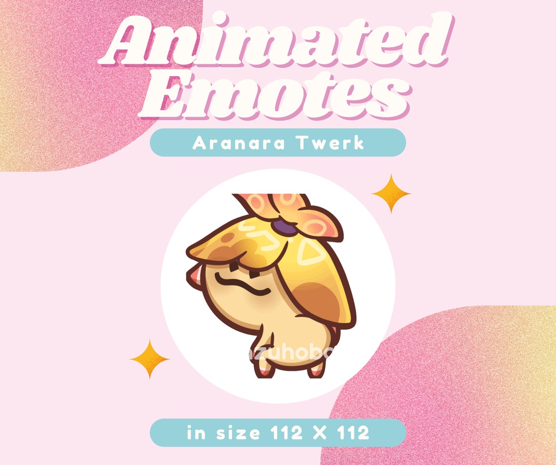 Twerking Aranara Animated Emote, Genshin, Cute Kawaii Emoji, for ...
