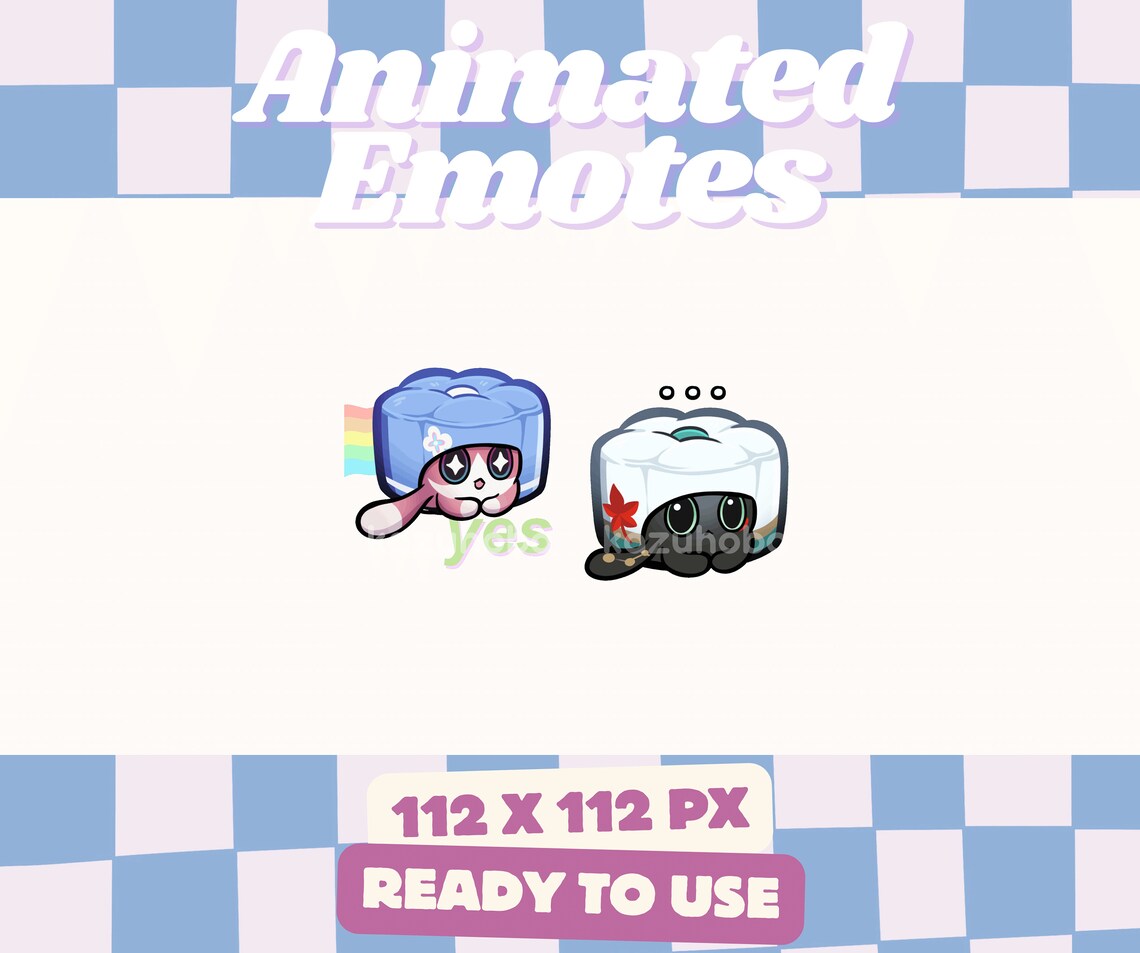 Honkai YES NO Animated Emotes Set, March 7th, Dan Heng, for Twitch ...