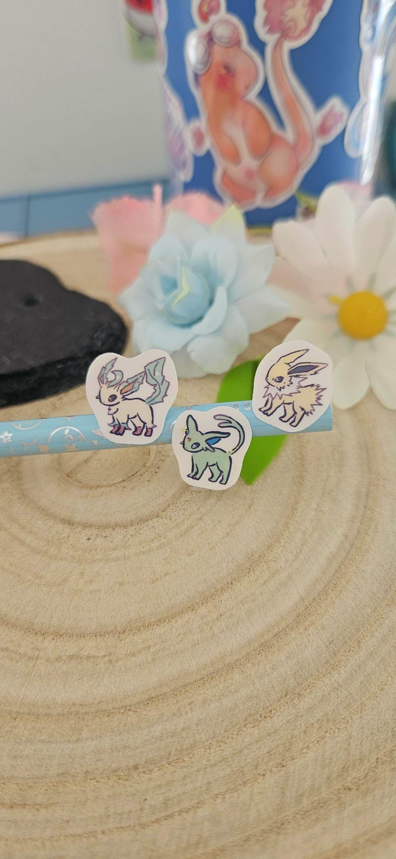 Eeveelution Sticker Set All9 Shiny Eeveelution Sticker Sheet Deco ...