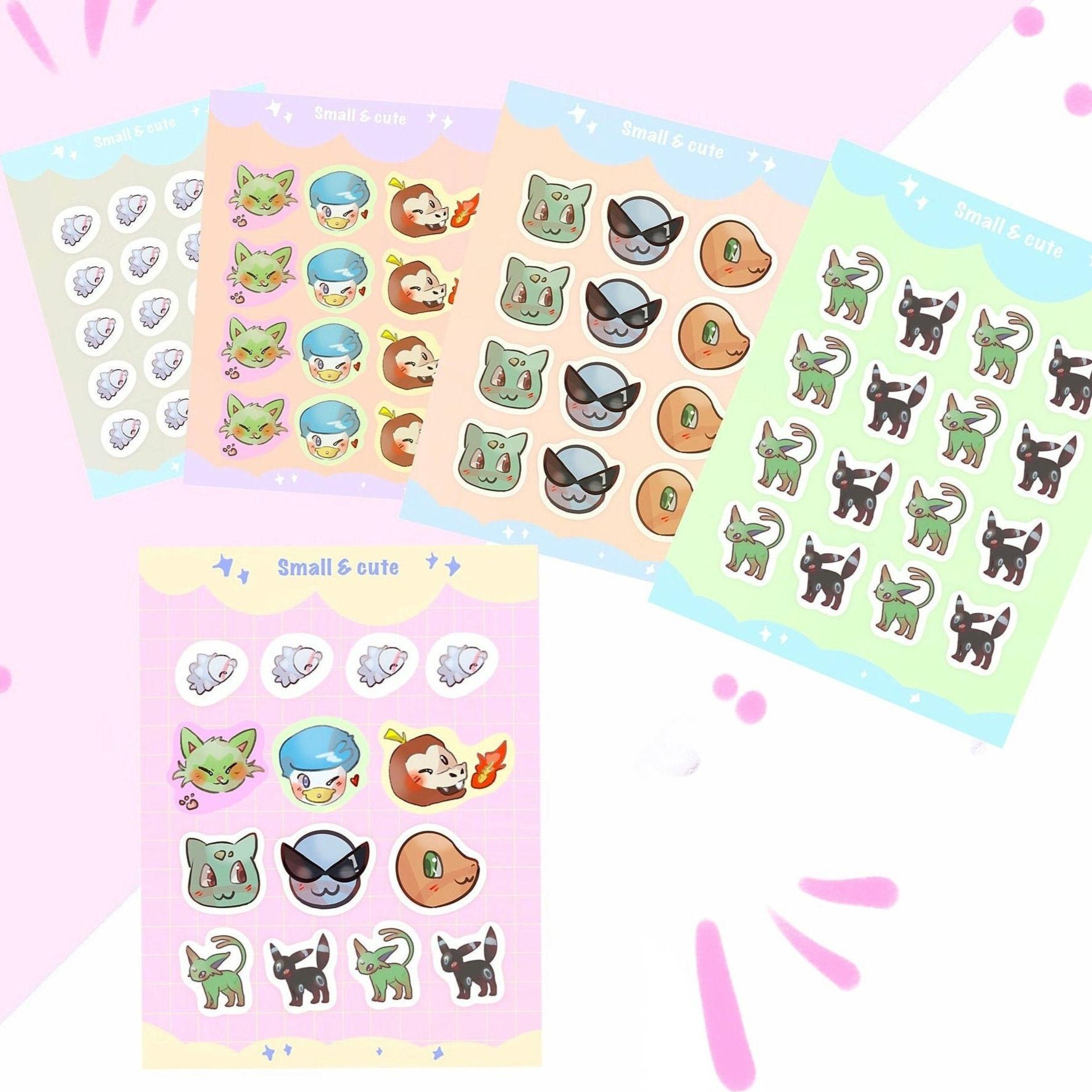 Mini Sticker Sheets Bundle - Etsy UK