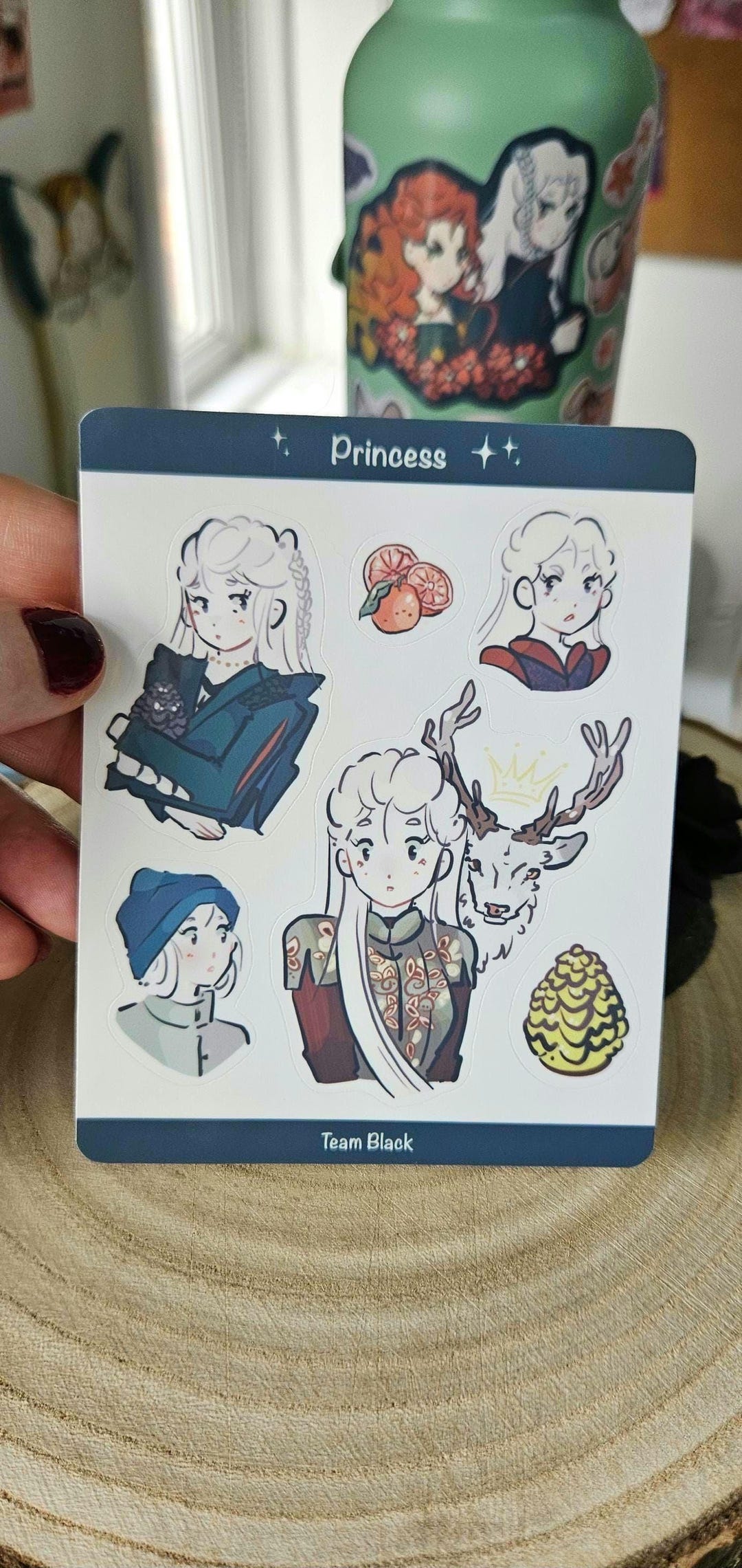 Team Black Dragon Queen Fantasy Sticker for Journal Decals Laptop - Etsy