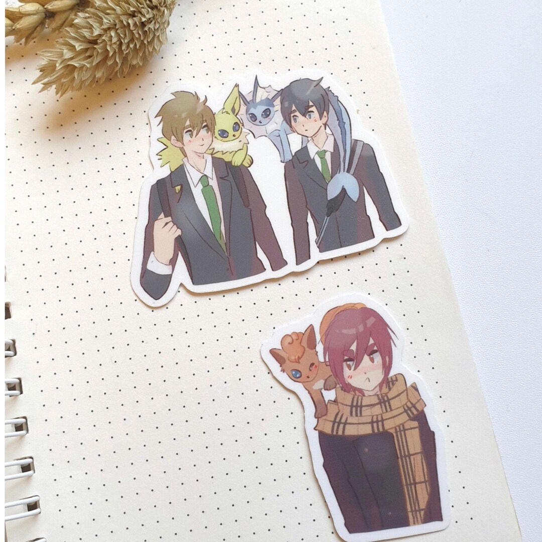 BL Sticker Anime Yaoi Sticker Pack Holographic Vinyl Sticker for Laptop ...