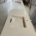 Custom Double Sink Integrated Custom Quartz Countertop, Double Kitchen ...